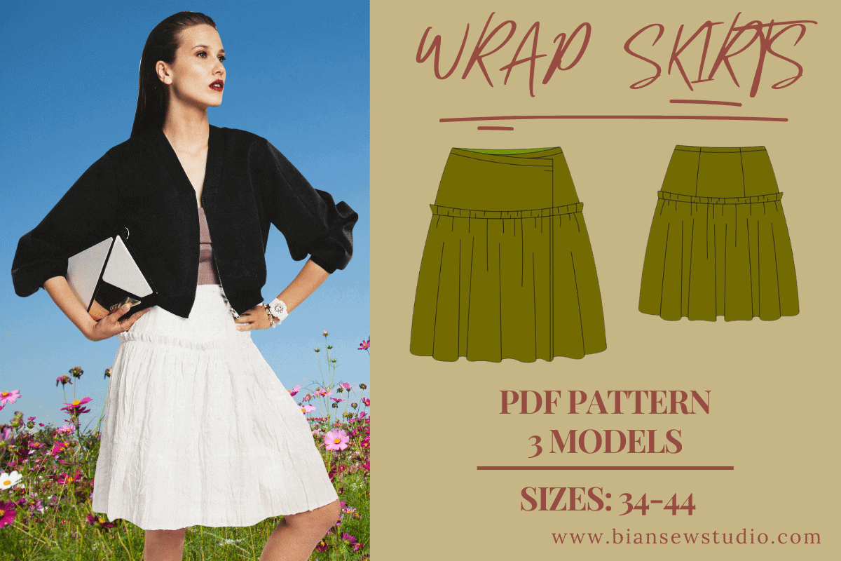 Wrap skirt - Bian Sew Studio
