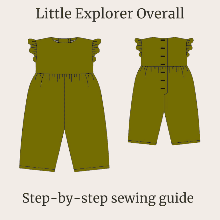 Baby Overall Sewing Pattern with Step-by-Step Guide