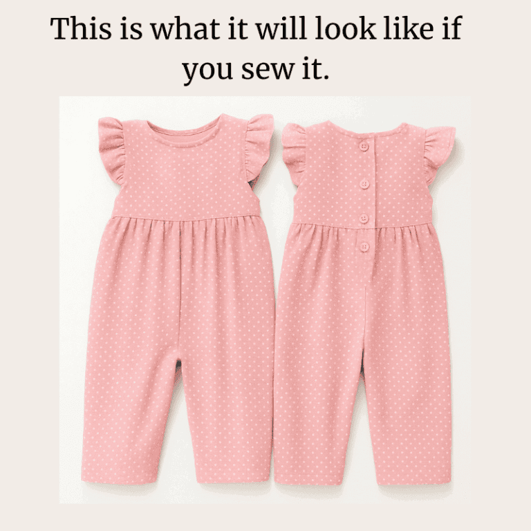 Baby Overall Sewing Pattern with Step-by-Step Guide
