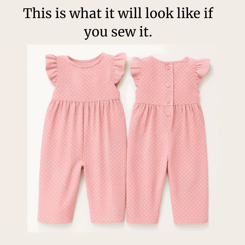 Baby Overall Sewing Pattern with Step-by-Step Guide